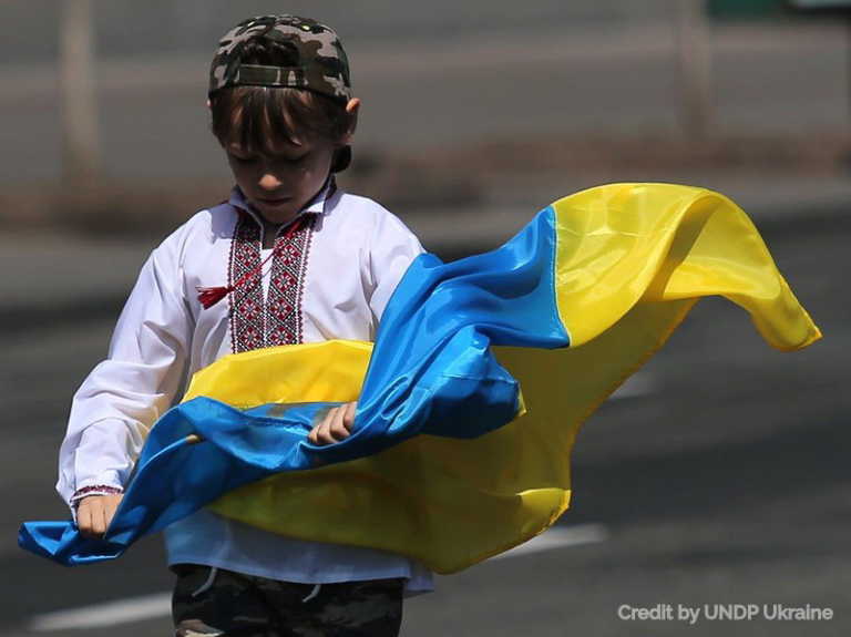 The History of the Ukrainian National Flag